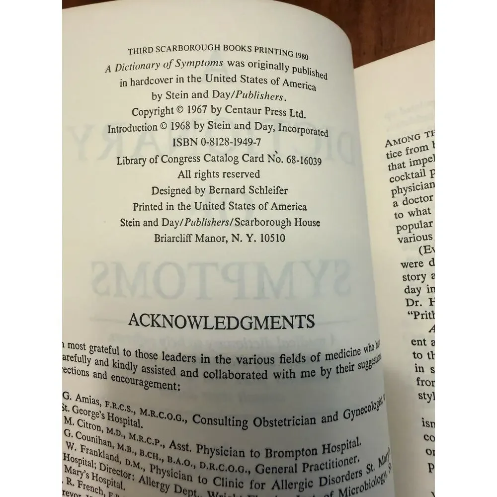 Accents | A Dictionary Of Symptoms Dr Joan Gomez 198 Vintage Medical ...